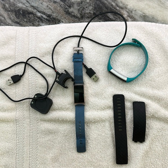 fitbit | Accessories | Fitbit Charge 3 And Morefit Slim Watch Bands And ...